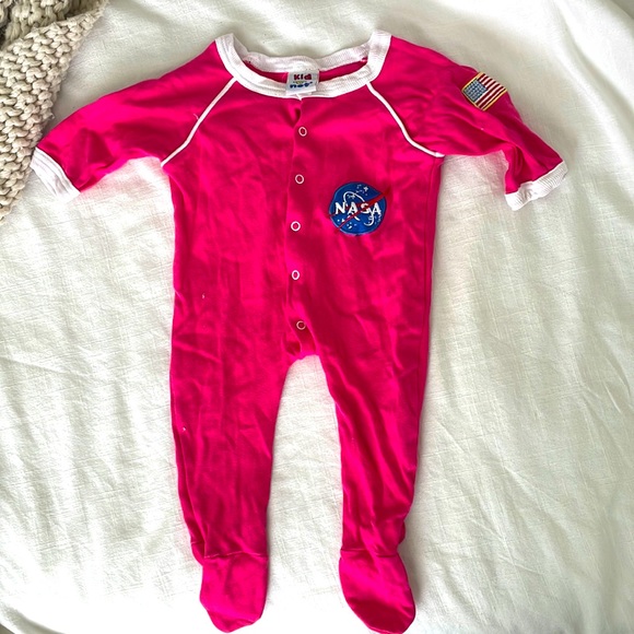 Nasa | Pajamas | Nasa Pink Baby Onesie Size 2m | Poshmark